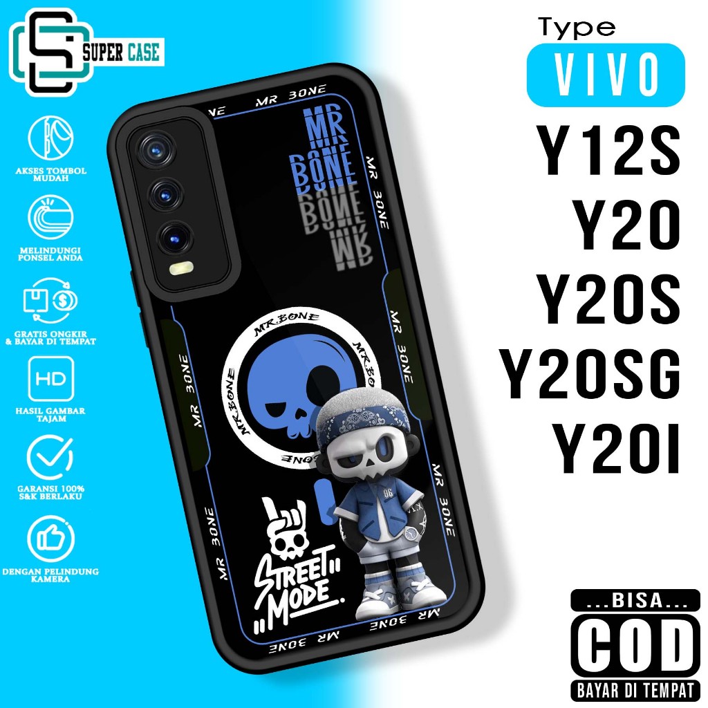 Jual Case VIVO Y12S Y20 Y20S Y20SG Y20I Supercase Motif [ MRB ] Casing ...