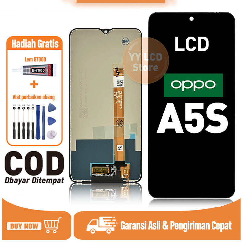 Jual 【ORIGINAL】LCD FOR OPPO A5S COD Fullset Touchscreen asli ori Murah For Glass Touch Screen ...