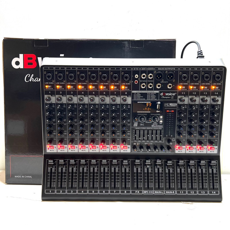 Jual Mixer dB Voice Champion 14 Original 14 Channel dbvoice Champion14 ...