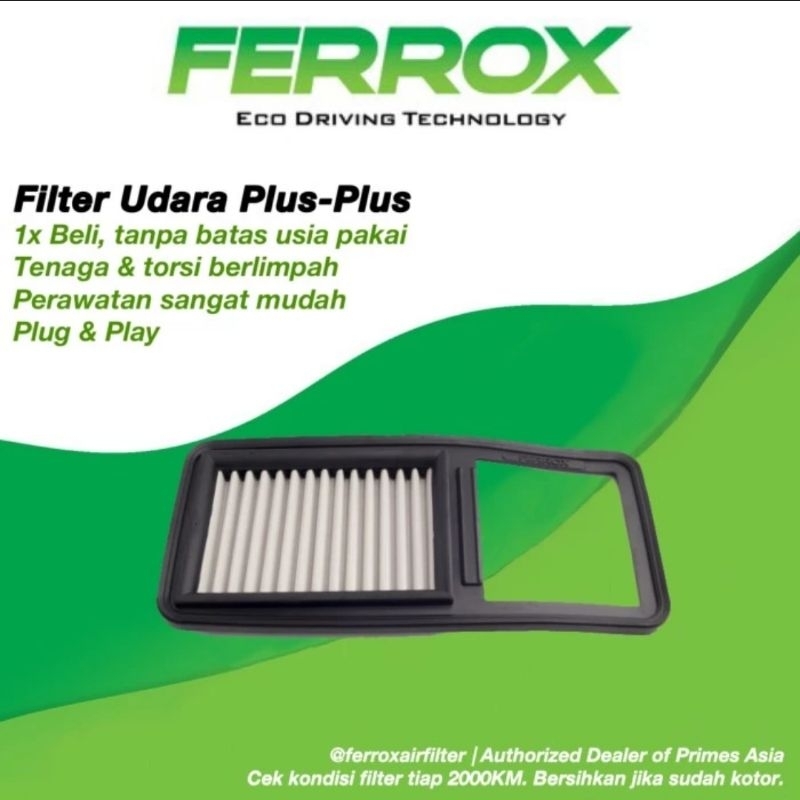 Jual filter udara FERROX Ayla Agya (bekas pemakaian baru di pake 510km ...