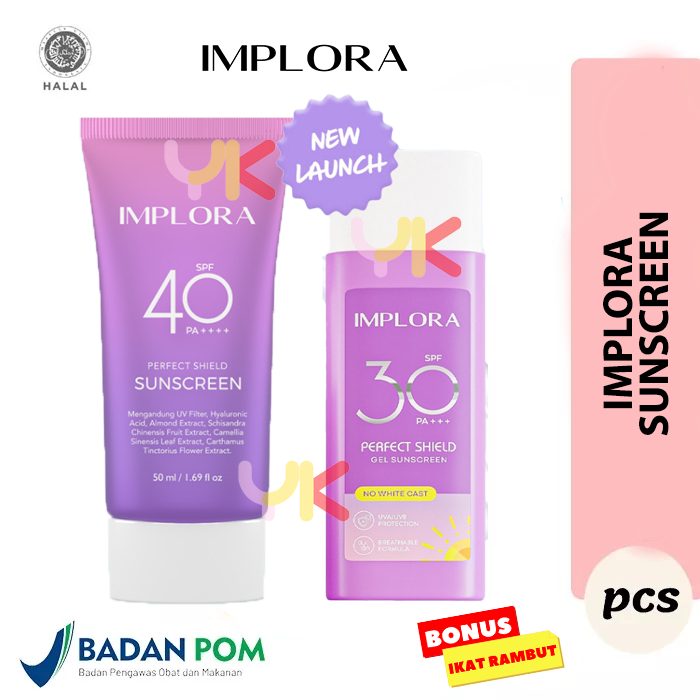 Jual IMPLORA Perfect Shield Sunscreen SPF 40 PA++++ | Sunscreen Wajah ...