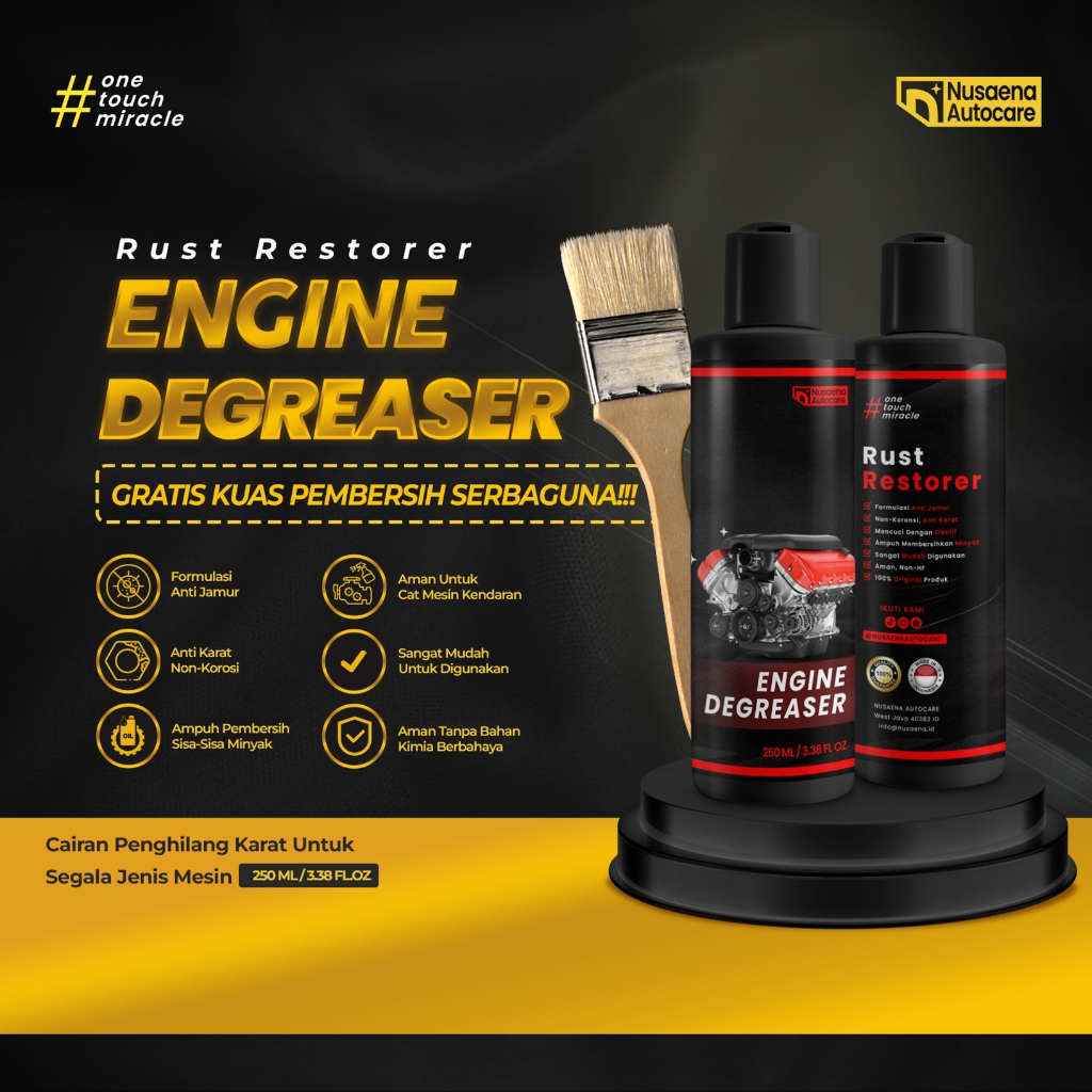 Jual Engine Degreaser | Cairan Penghilang Karat Mesin | Pembersih Mesin Mobil/Motor | by Nusaena ...