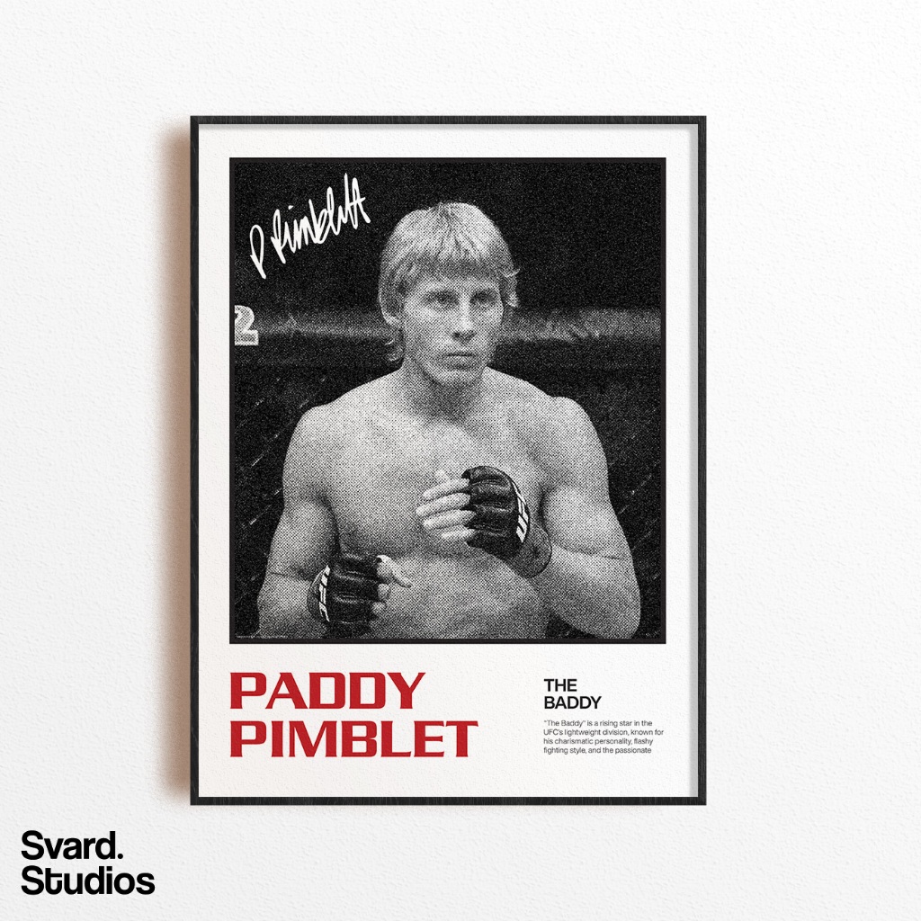 Jual Poster Paddy Pimblet "The Baddy" - UFC Frameblock | Shopee Indonesia