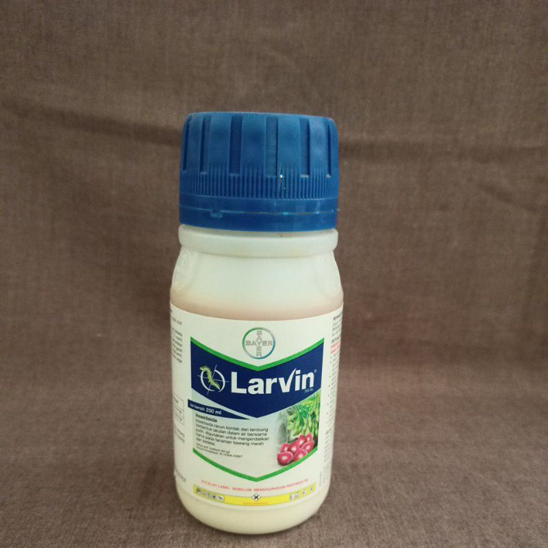 Jual Insektisida LARVIN 350 SL obat langka 100 % Asli 250 ml | Shopee ...