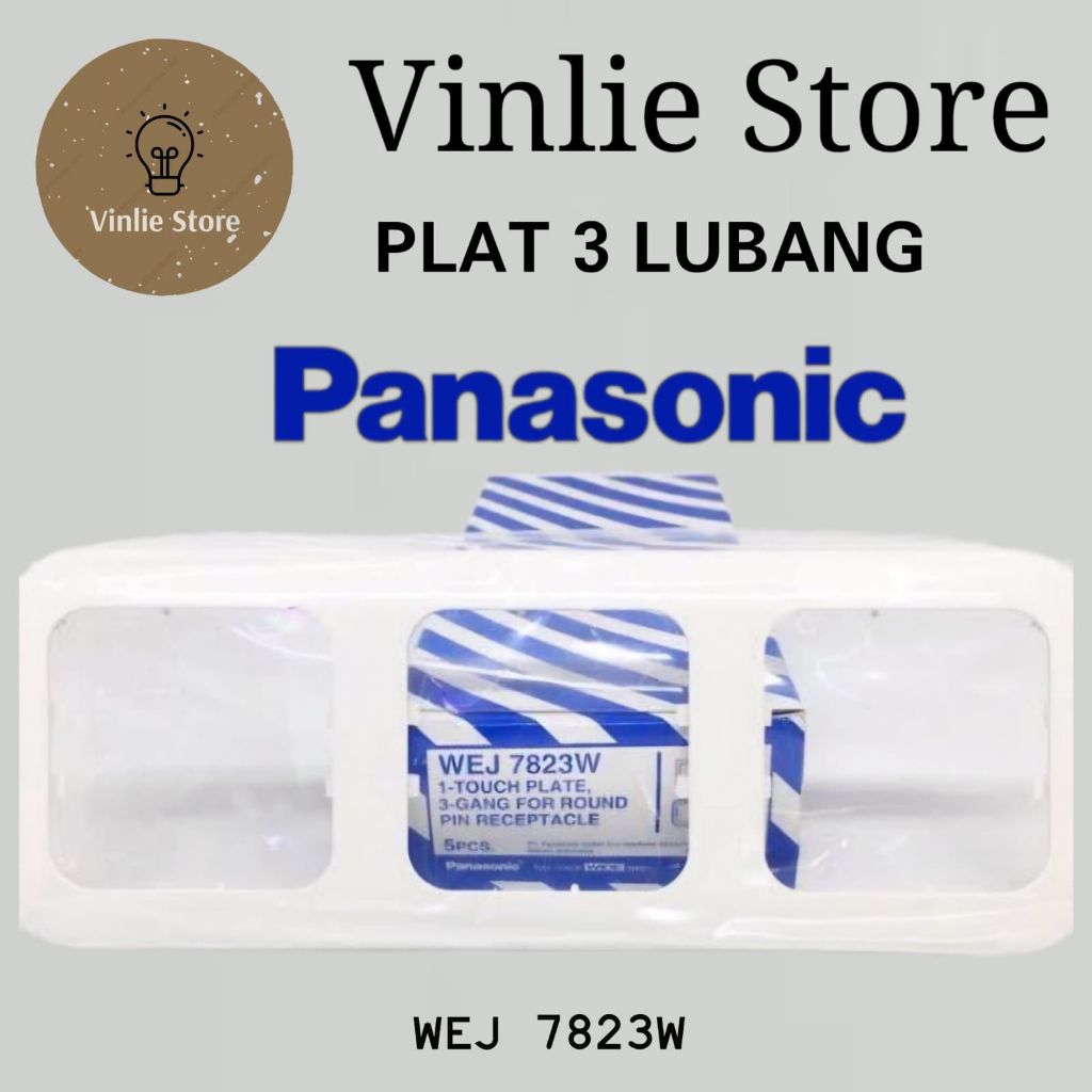 Jual Plat Kosong Panasonic WEJ 7823W Frame 3 GANG Saklar Besar/ Saklar ...