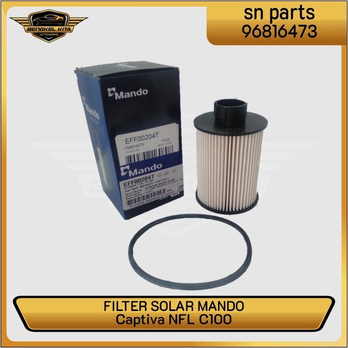 Jual Fuel Filter Solar Captiva C100 NFL 2008-2011 Mando 96816473 ...