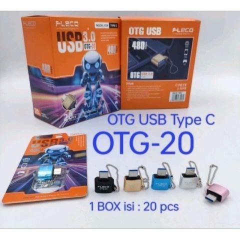Jual OTG METAL FLECO OTG-10 (MICRO) / 20 (TYPE-C) | Shopee Indonesia