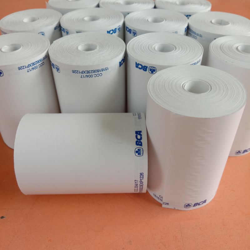 Jual Paket 10 roll thermal B. C. 4 ukuran 58x40 mm | Shopee Indonesia