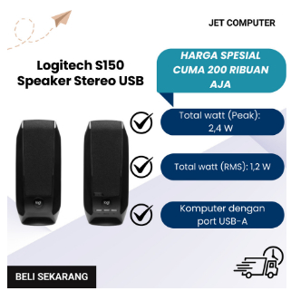 Jual Logitech S150 Speaker Stereo USB - Desain Kecil dan Ringkas untuk ...