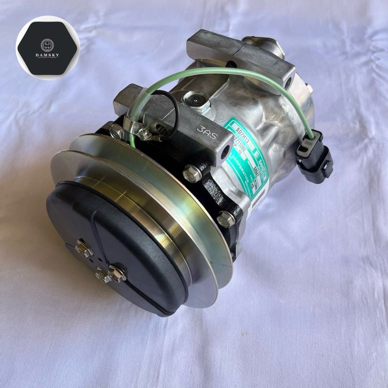Jual Kompresor Compressor AC Mobil Alat Berat SD7H13 24v model 8925 / ...