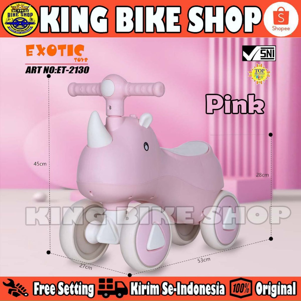 Jual Balance / Push Bike Ride On IEXOTIC ET-2130 Sepeda Keseimbangan ...