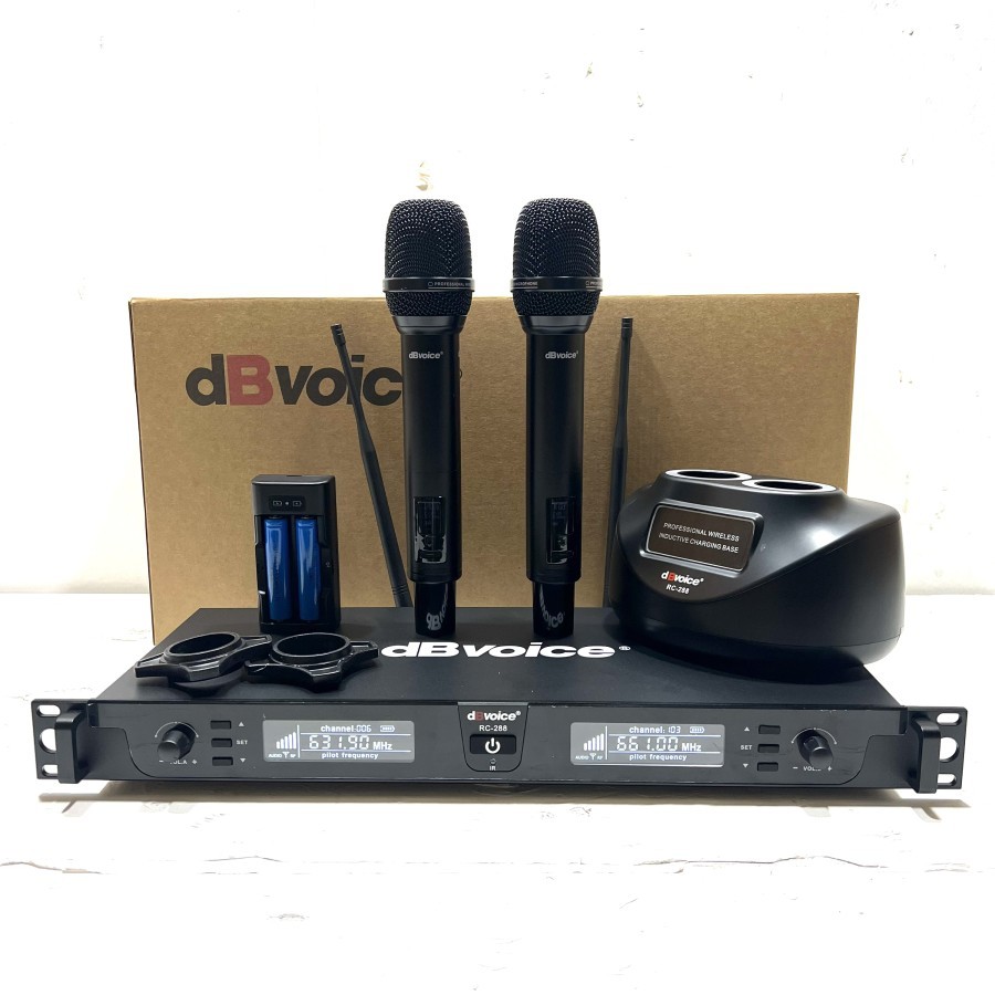 Jual Mic Wireless dB Voice RC 288 Original dbvoice RC-288 Rechargeable ...