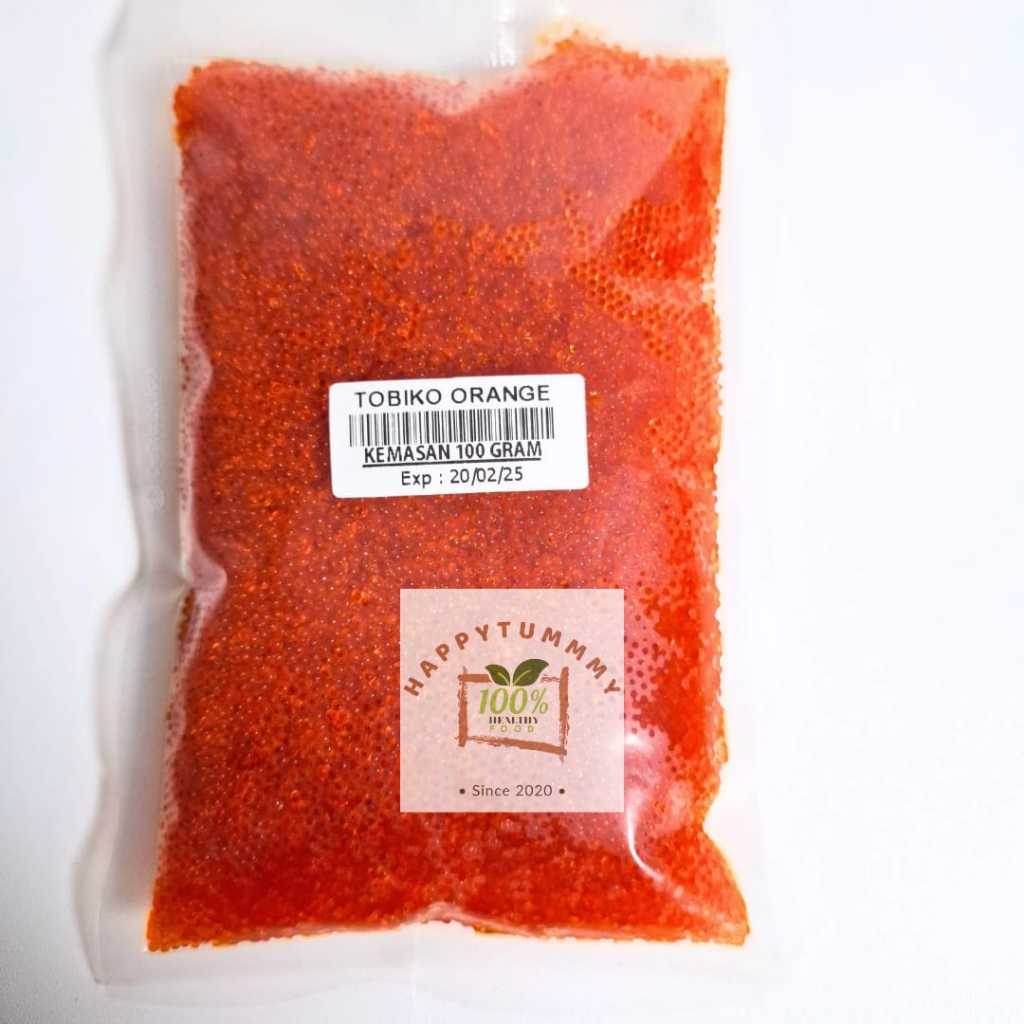 Jual HPT - [JABODETABEK] TOBIKO Premium Orange 100 gr Halal - Telur ...