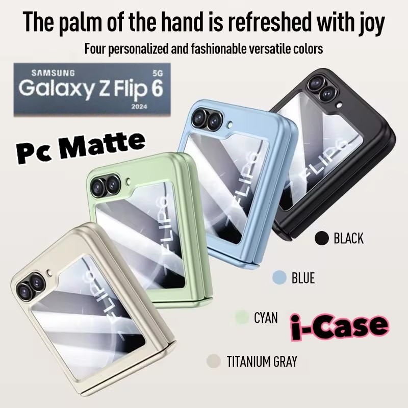 Jual Samsung Z Flip 6 PC Matte Spring Hinge Case Casing Cover Galaxy Z ...