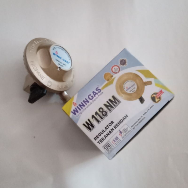 Jual Regulator winn gas W 118 NM Regulator Tekanan Rendah | Shopee ...