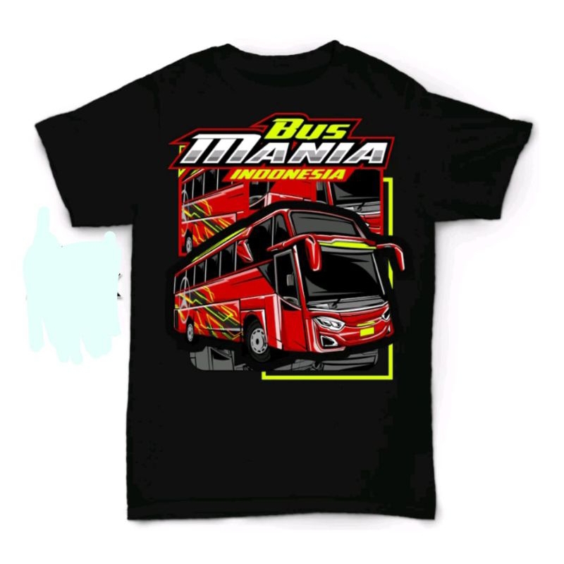 Jual KAOS BUS MANIA INDONESIA CORAK MERAH | Shopee Indonesia