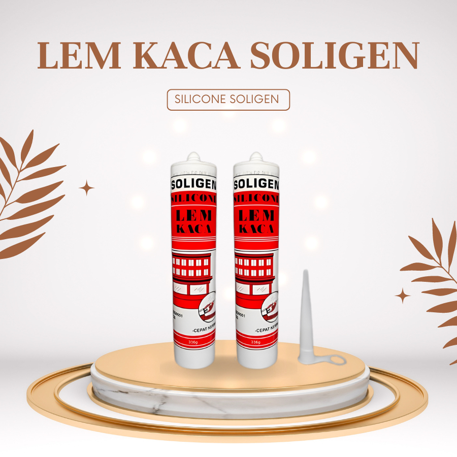 Jual Lem Kaca Botol Sealant Aquarium Soligen Silicone Warna Putih Hitam ...