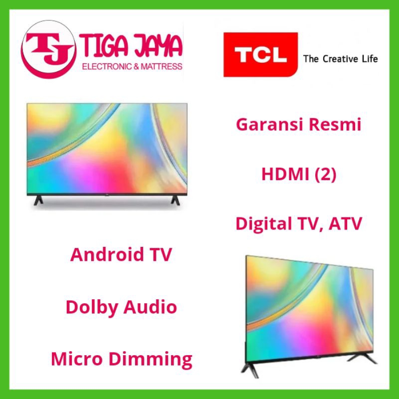 Jual TCL 32S41B LED ANDROID TV 32 INCH HD TCL 32S41B | Shopee Indonesia