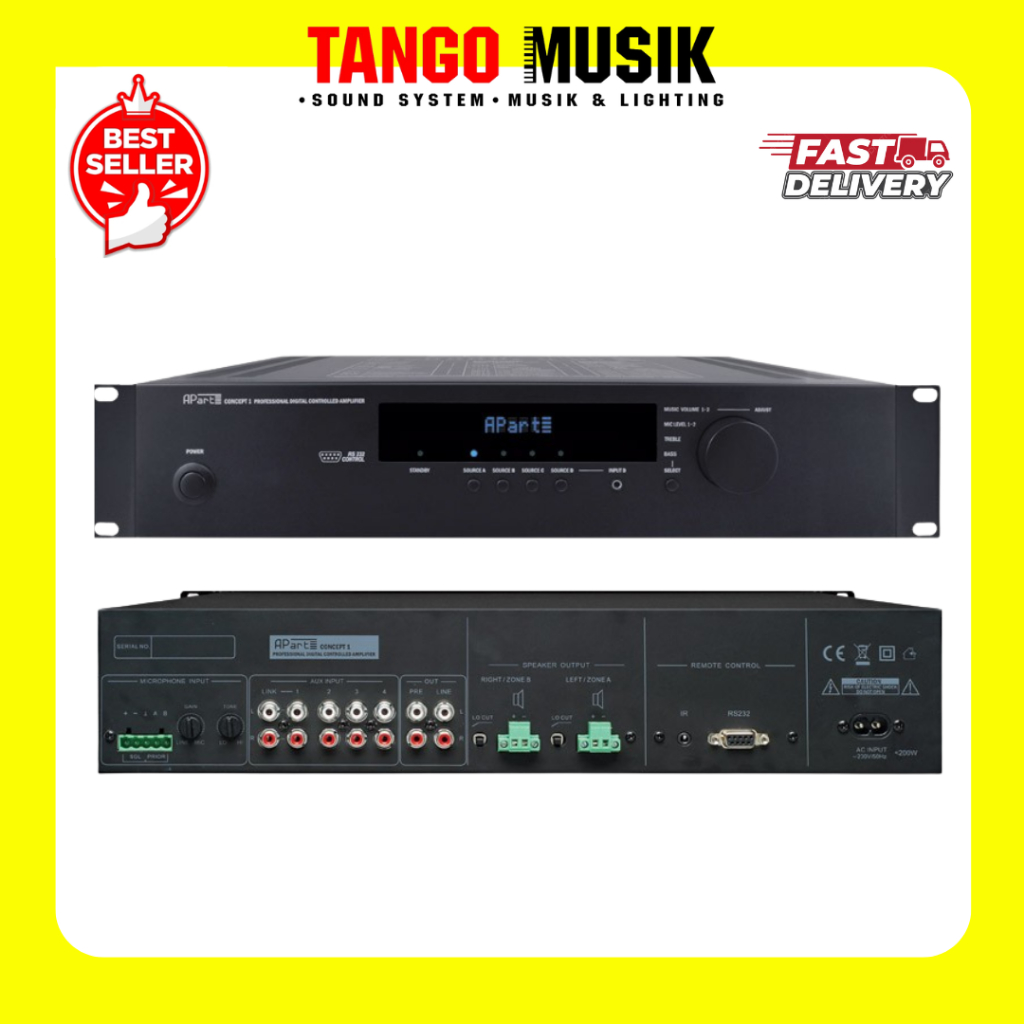 Jual AMPLIFIER DIGITAL APART CONCEPT 1 101% ORIGINAL (GARANSI RESMI 1 ...