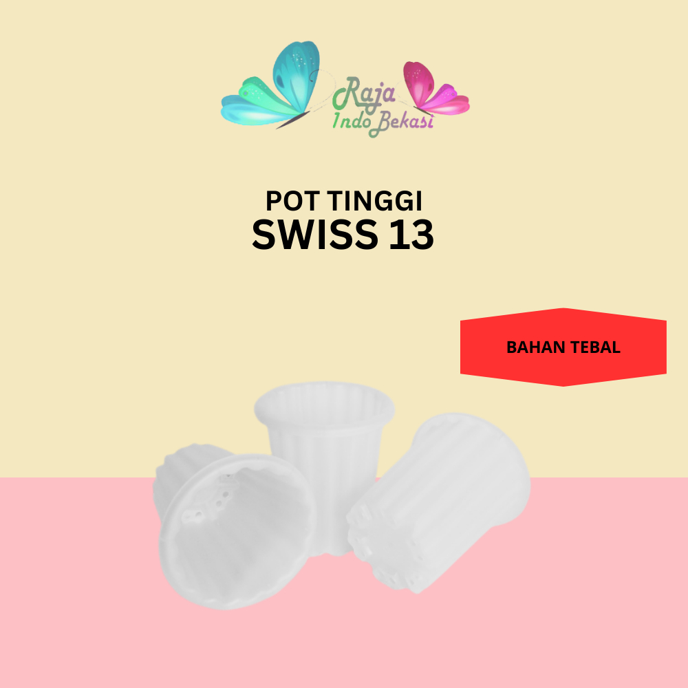 Jual Pot Swiss 13 Transparan Bening Mirip Pot Yogap 10 13 15 Putih ...