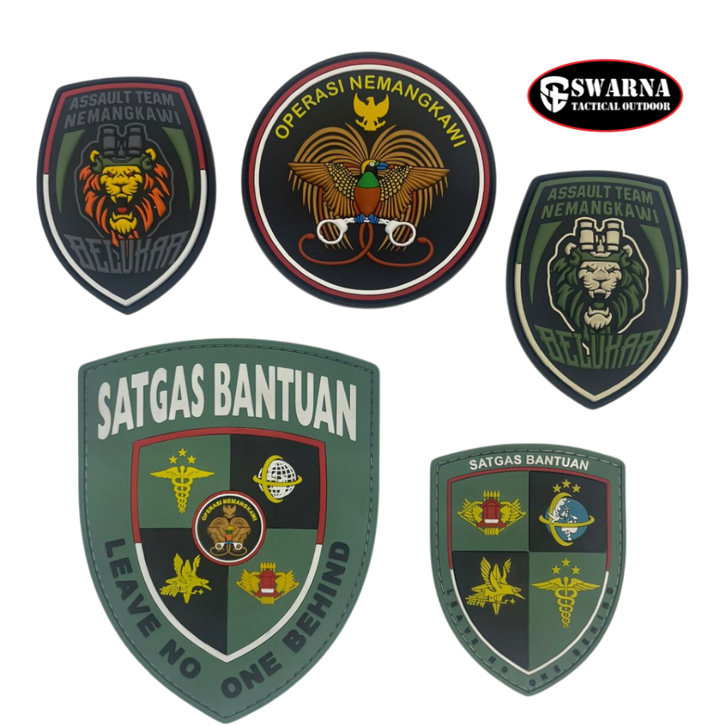 Jual Patch Satgas - Nemangkawi - Belukar - Rubber Patch - Swarna ...