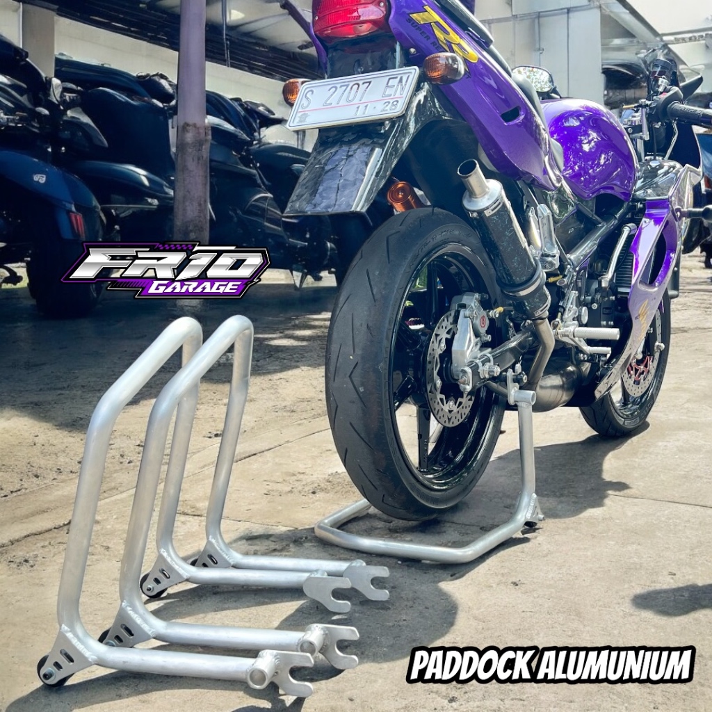 Jual JAGRAK PADOCK STANDART PEDOK ALMUNIUM PADDOCK UNIVERSAL SMUA MOTOR ...