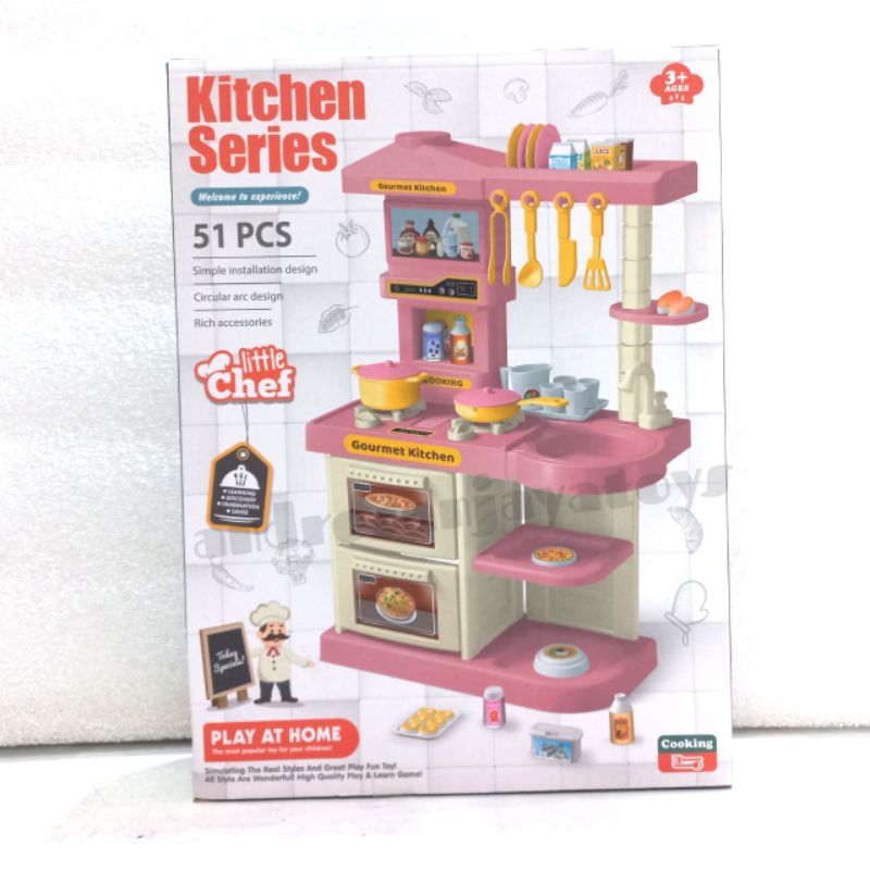 Jual Mainan Kitchen Series Mainan Edukasi Rakit Meja Kitchen Set Anak ...
