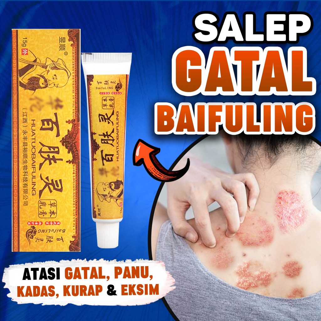 Jual Salep Gatal Panu Eksim BAIFULING Cream Psoriasis Eksim Jamur Kurap ...