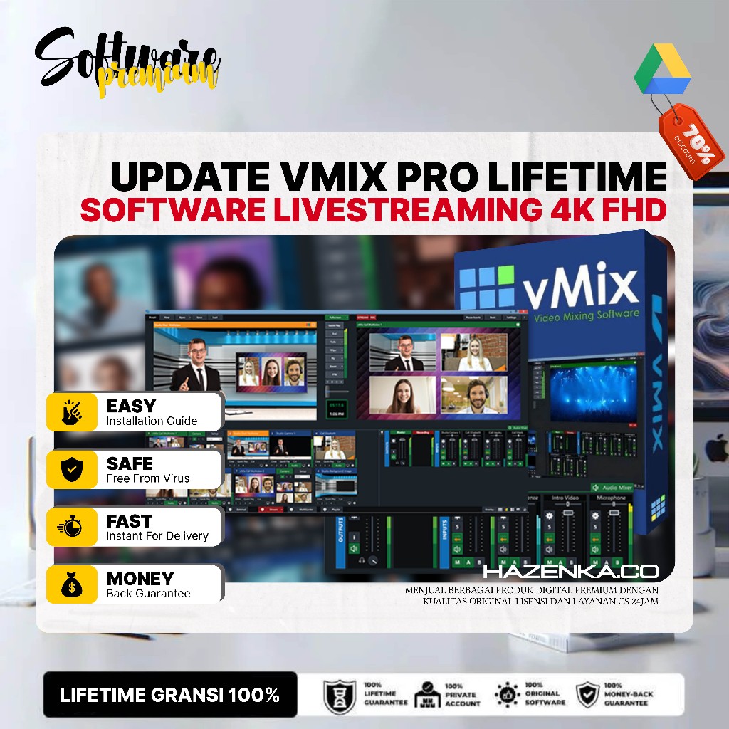 Jual vMix Pro Full Version Lifetime Original Software vMix Video Audio ...