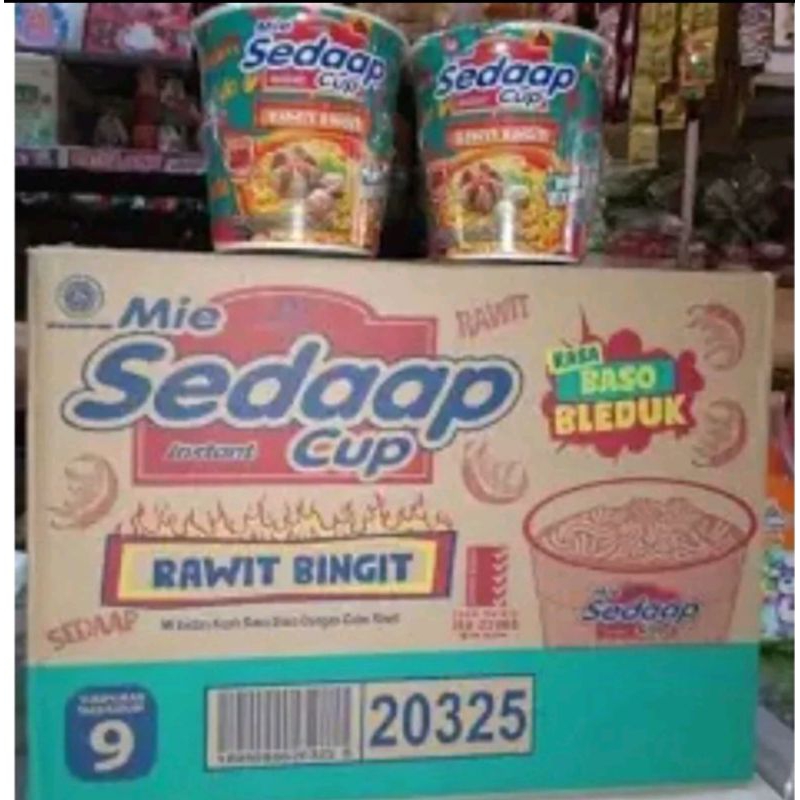 Jual SEDAP CUP BAKSO BLEDUK SATU DUS ISI 12 PCS | Shopee Indonesia