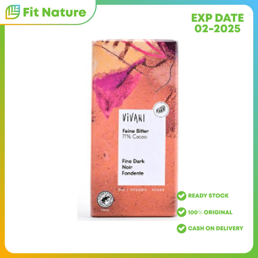 Jual Vivani Organic Fine Dark Chocolate 71% 100g | Shopee Indonesia