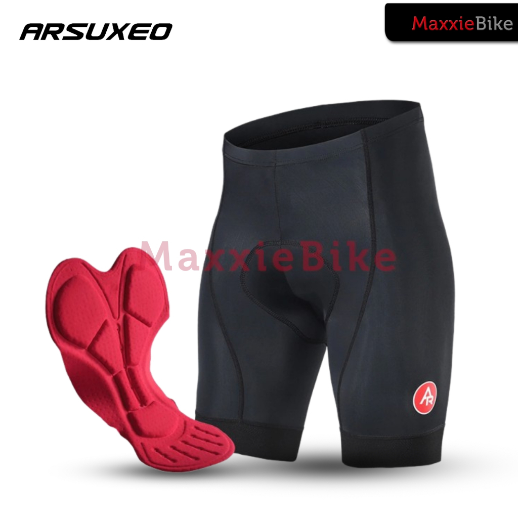 Jual ARSUXEO Celana Sepeda Pendek Padding 568 MTB Road Bike Cycling ...