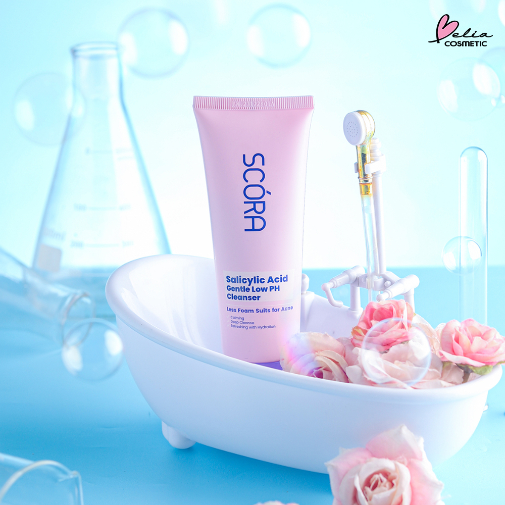 Jual [ BELIA ] SCORA Skincare Series | Salicylic Acid Cleanser | 5% ...