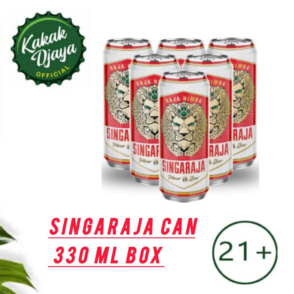 Jual Singaraja beer 330ml 24 can/ BOX Singaraja bir Singaraja kaleng ...