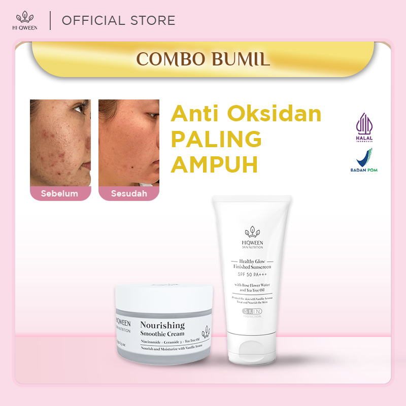 Jual Hiqween Paket Bumil Busui Friendly Sunscreen SPF 50 PA ...