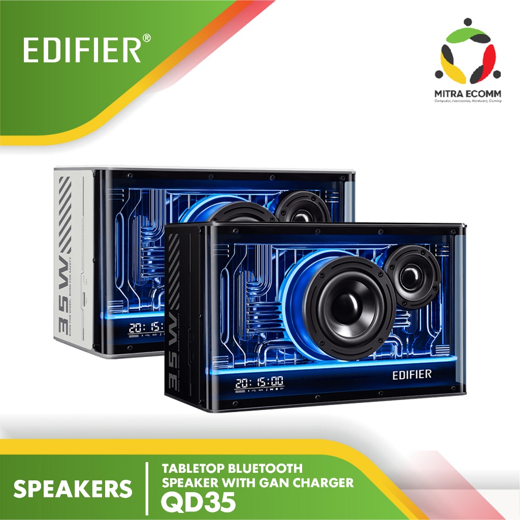 Jual Edifier QD35 Tabletop Bluetooth Speaker with GaN charger | Shopee Indonesia