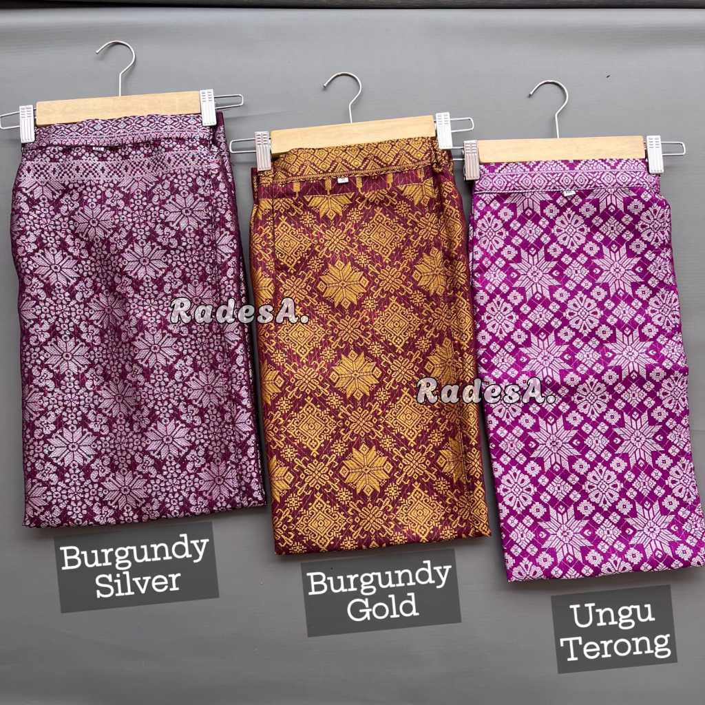 Jual ROK SONGKET SPAN / ROK SONGKET JADI / ROK SONGKET PALEMBANG / BAWAHAN KEBAYA | Shopee Indonesia