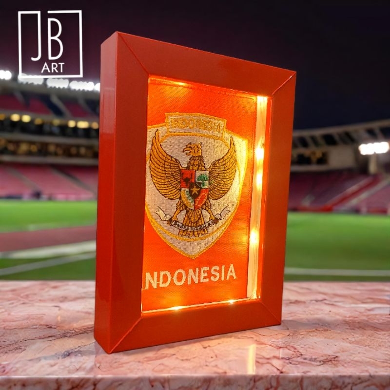 Jual Bingkai Pajangan Merchandise 3D Logo Garuda Timnas Indonesia ...