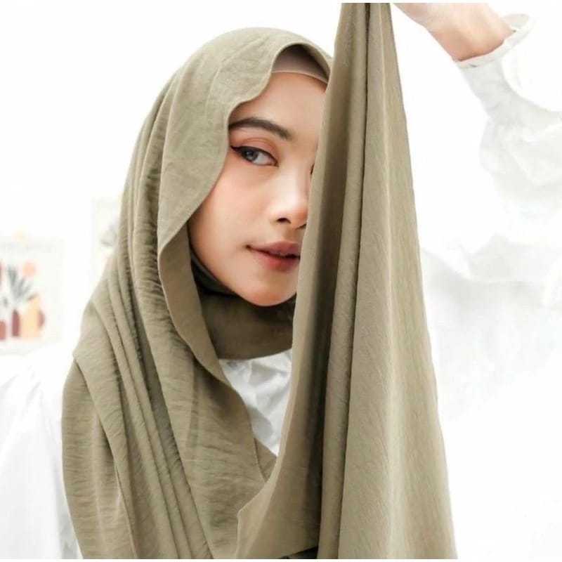 Jual RANIA HIJAB PASHMINA AIRFLOW CRINKLE PREMIUM KEKINIAN 180 X 75CM | Shopee Indonesia