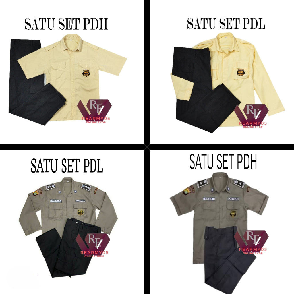 Jual SERAGAM SATPAM TERBARU CREAM. PDH SATPAM CREAM.PDL SATPAM CREAM TERBARU 2023.SATPAM CREAM ...