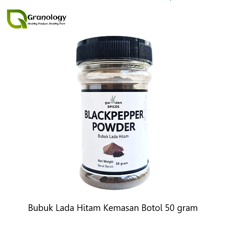 Jual Garden Spices Bumbu Kemasan Botol - Lada Hitam Bubuk (50 gram ...