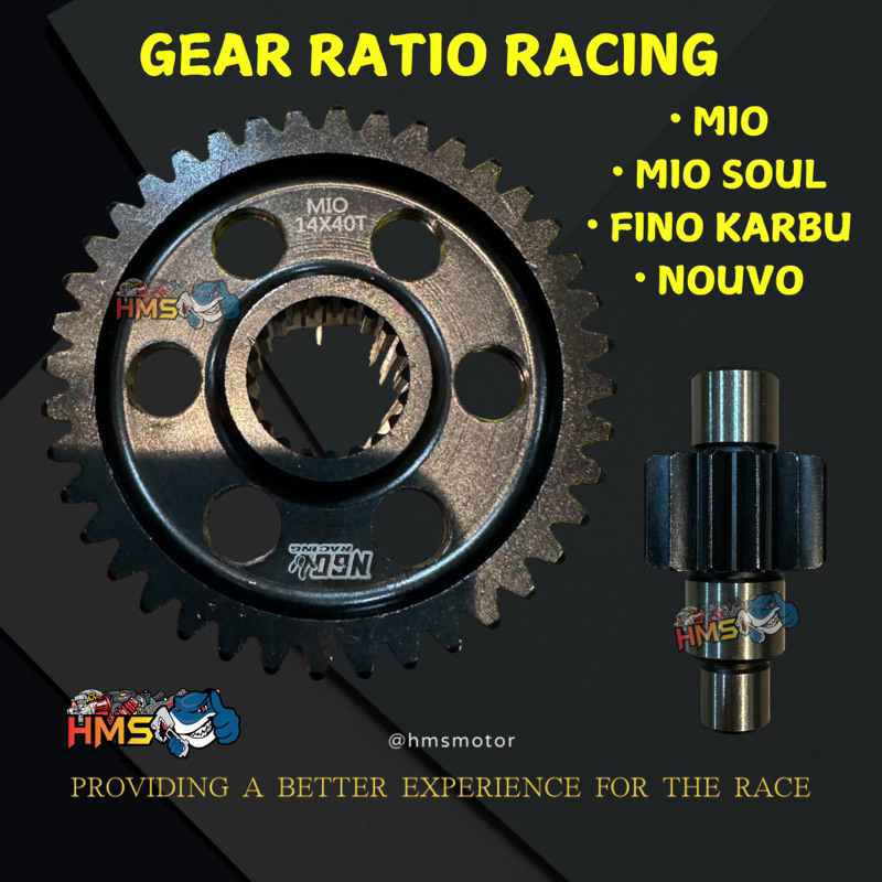 Jual GEAR GIGI RATIO RASIO MIO FINO NUOVO KARBU NGO RACING 14/40 14/41 ... Jual GEAR GIGI RATIO RASIO MIO FINO NUOVO KARBU NGO RACING 14/40 14/41 ...