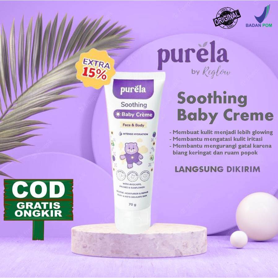 Jual Purela Soothing Baby Cream Skincare Baby dan Anak Original ...