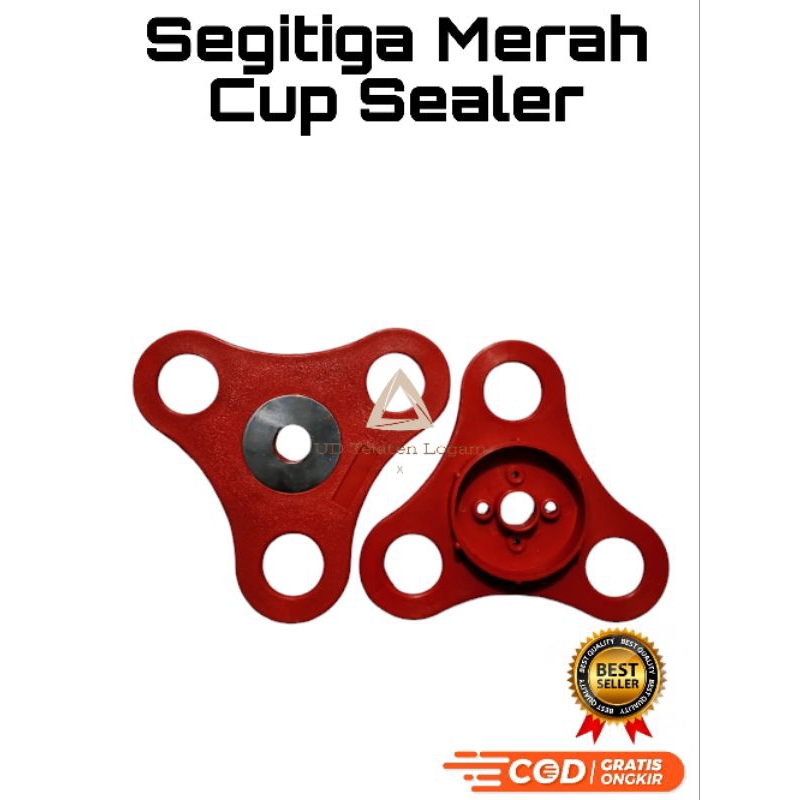 Jual SEGITIGA MERAH PRESS CUP SEALER BERLAKU SEMUA MEREK ( PENJEPIT ...