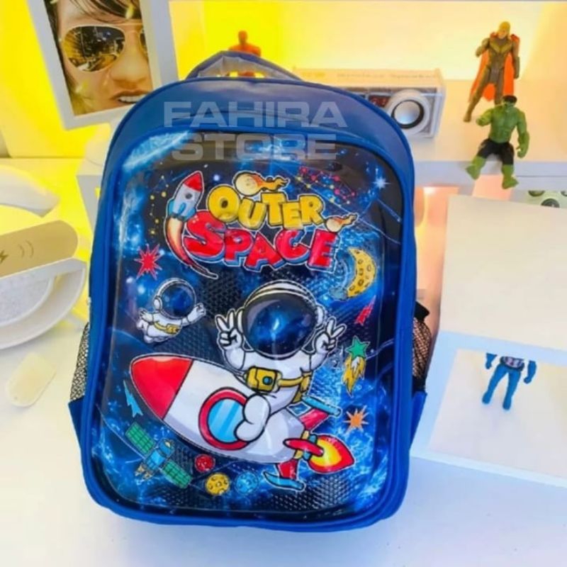 Jual Tas Ransel anak PAUD TK SD 3D LED Karakter ASRONOT Tas Sekolah anak laki laki | Shopee ...