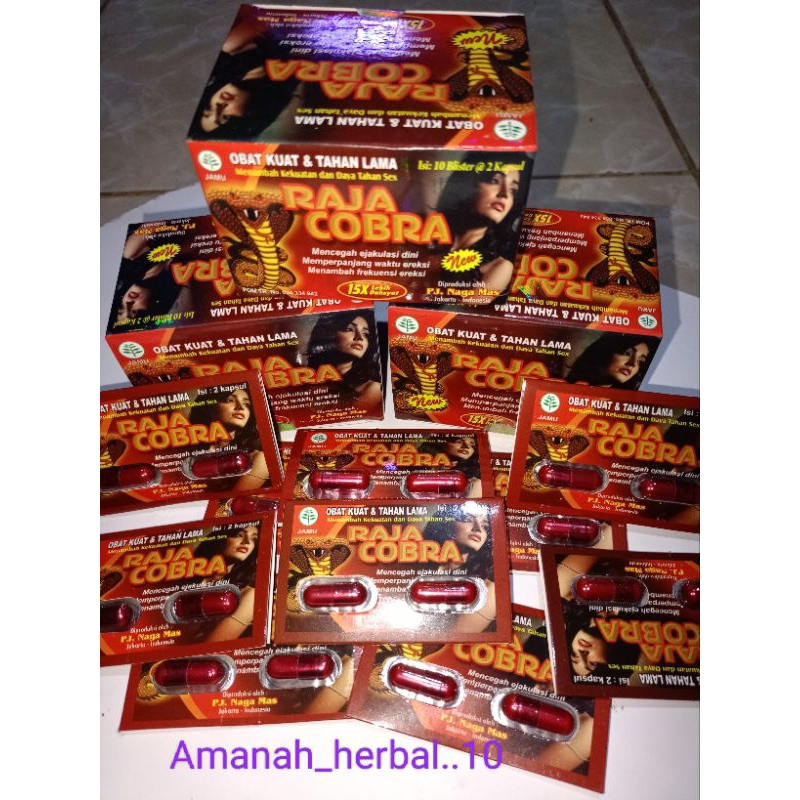 Jual RAJA COBRA Kapsul BLISTER 15× dahsyat original | Shopee Indonesia