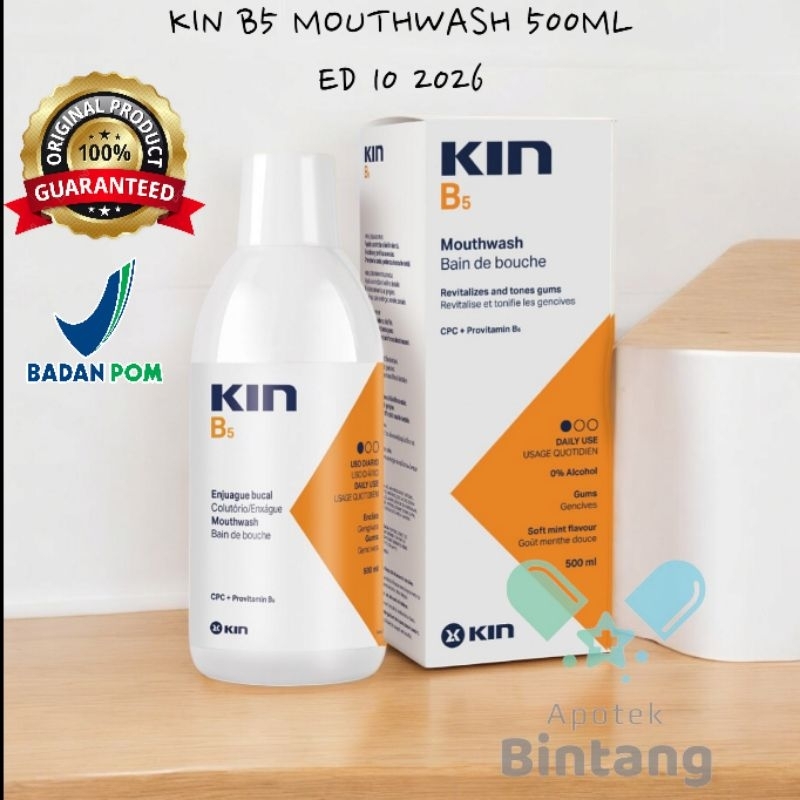 Jual Kin B5 Mouthwash 500ML | Shopee Indonesia