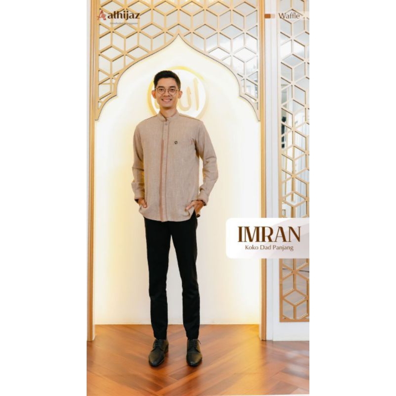 Jual KOKO LENGAN PANJANG SARIMBIT IMRAN HANNAH BY ALHIJAZ | Shopee Indonesia