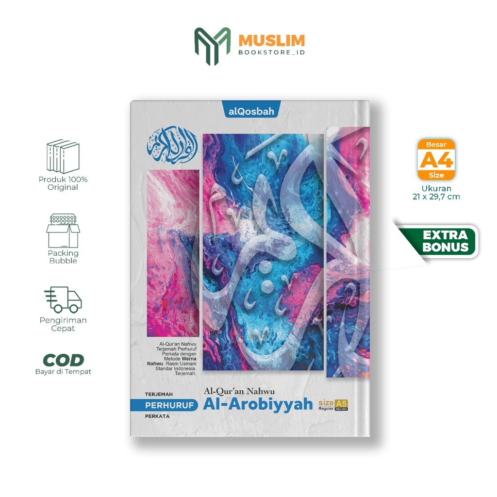 Jual [HARGA PINGSAN] Al-Quran Tajwid JUMBO A4 Terjemah Perhuruf Perkata ...