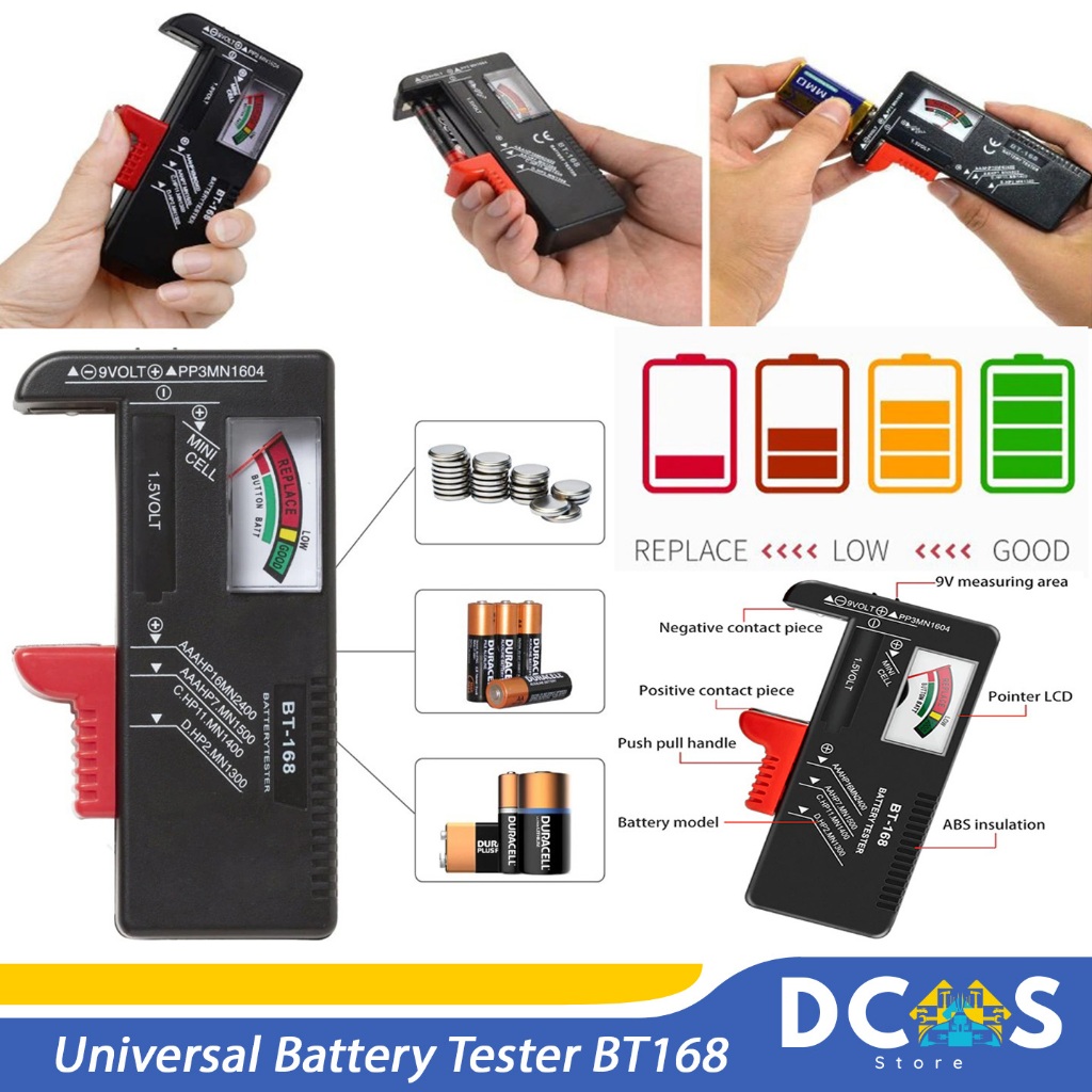 Jual Universsal Battery Tester / checker Analog BT168 / Alat Test ...